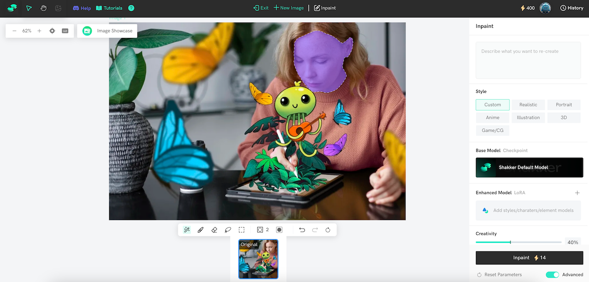 Master AI Inpainting: Tools, Features, and Benefits in 2024 | Shakker AI