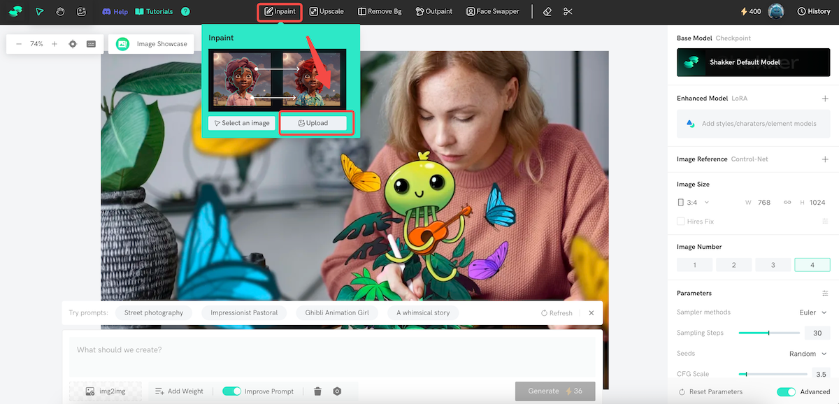Master AI Inpainting: Tools, Features, and Benefits in 2024 | Shakker AI